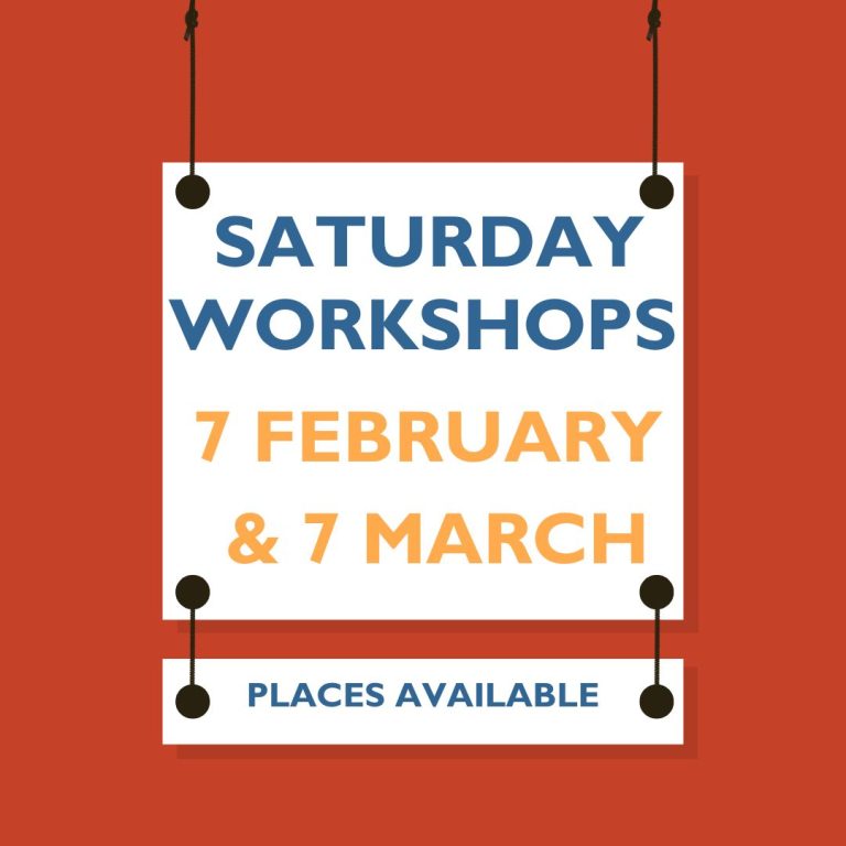 15 Exciting Saturday workshops coming soon - The Percival Guildhouse